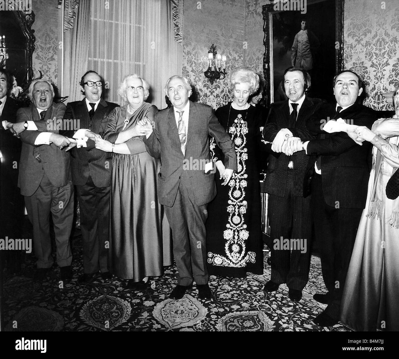 Lady Falkender Ex Secretary of Harold Wilson at Harold Wilsons Party ...