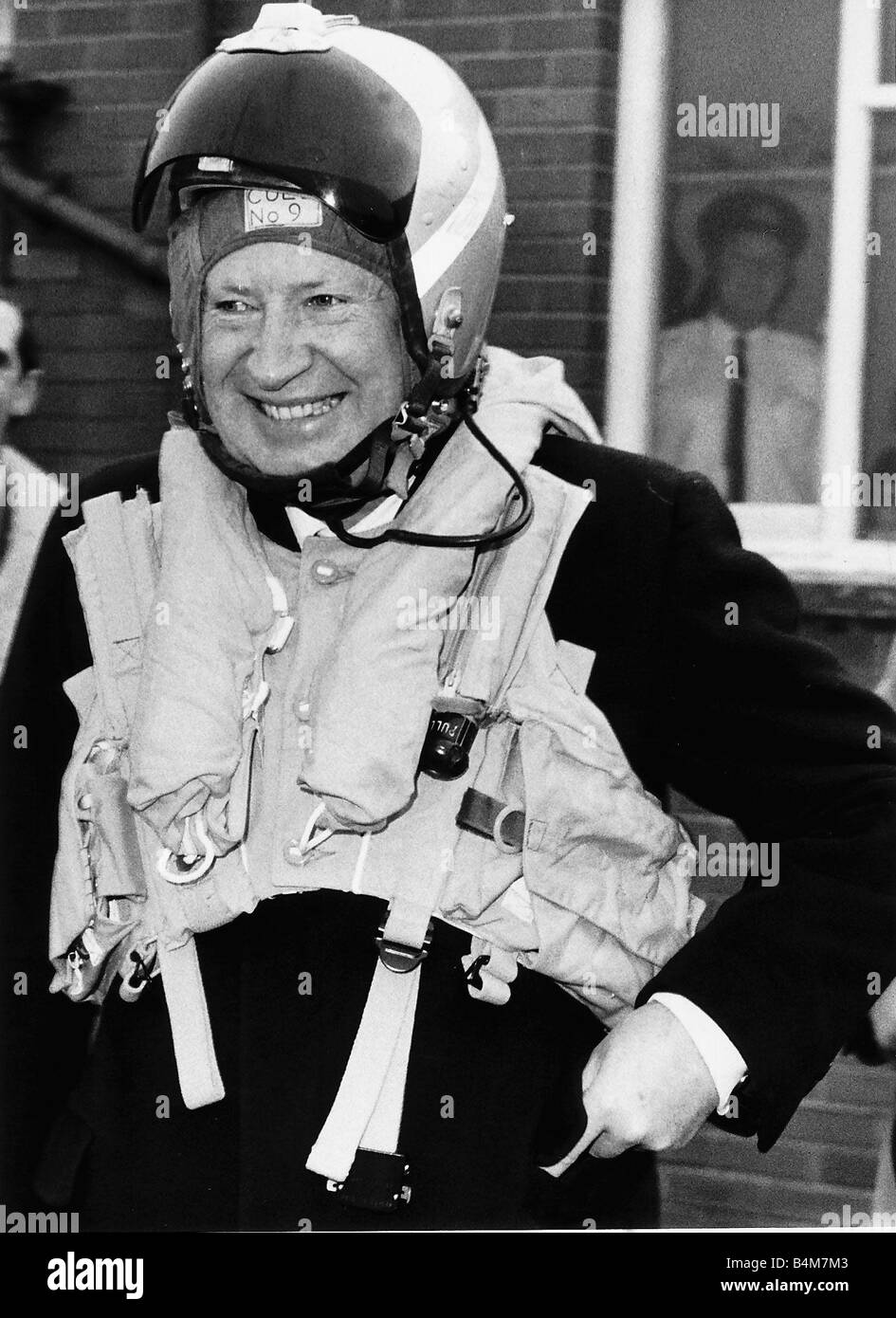 Edward Ted Heath British Prime Minister before taking a helicopter trip ...