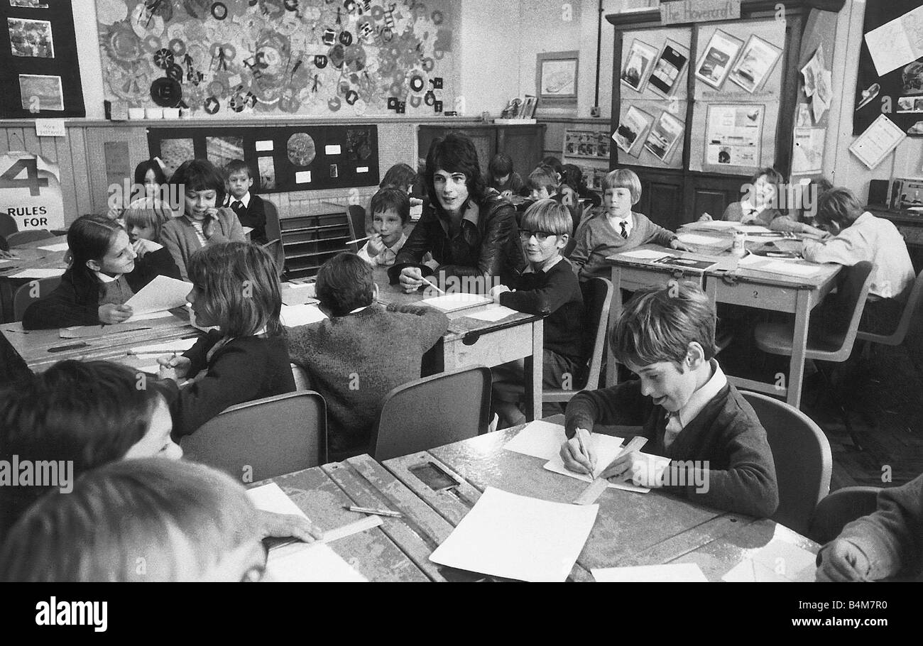 1970s classroom hi-res stock photography and images - Alamy