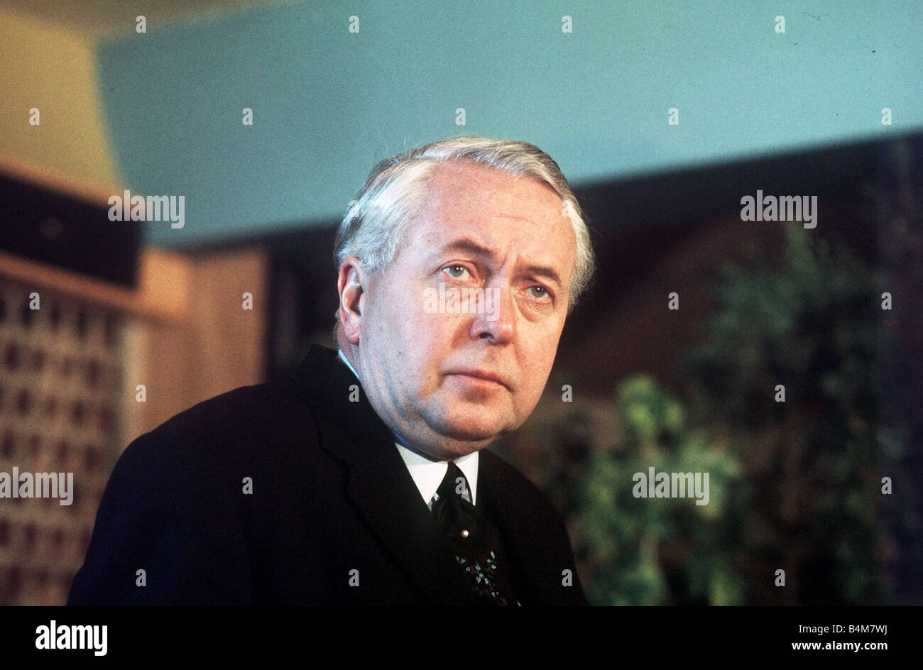 Labour Prime Minister Harold Wilson in West Cumberland Stock Photo - Alamy