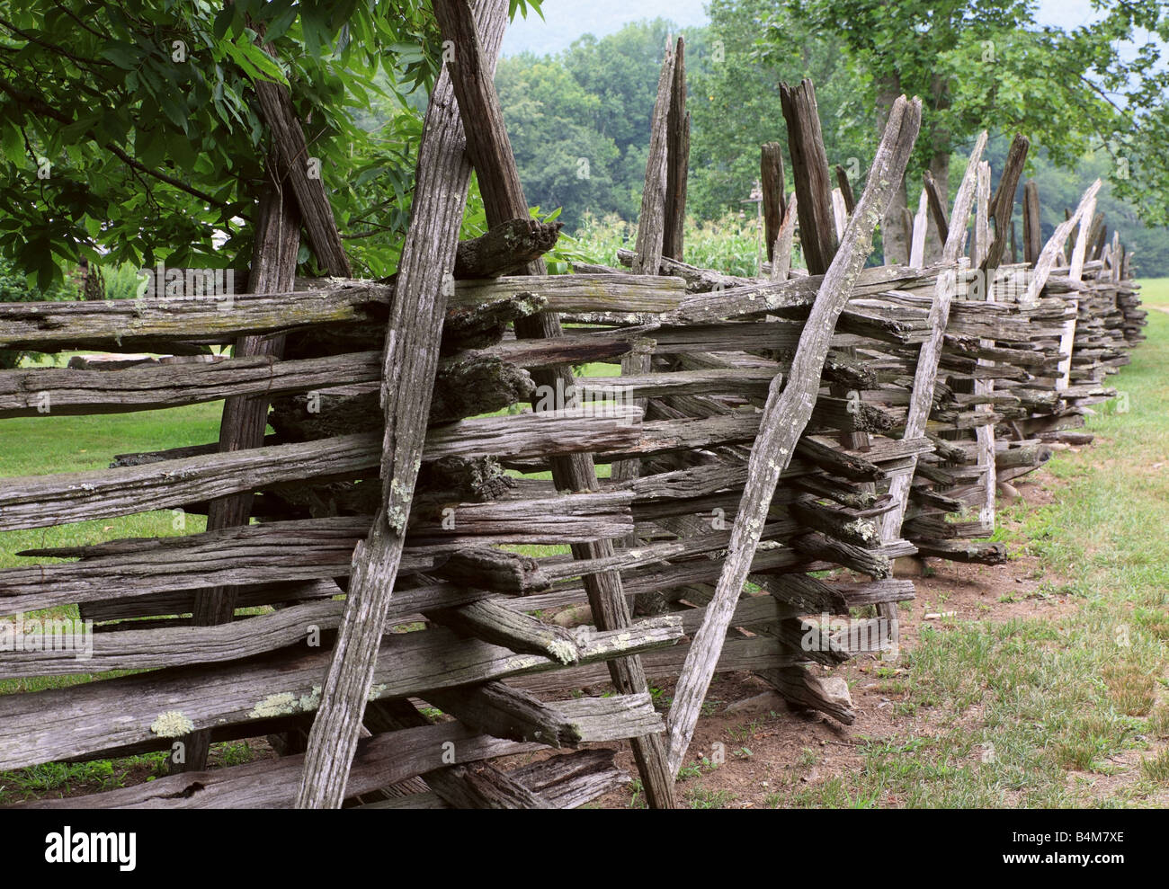 old wooden fence Stock Photo - Alamy