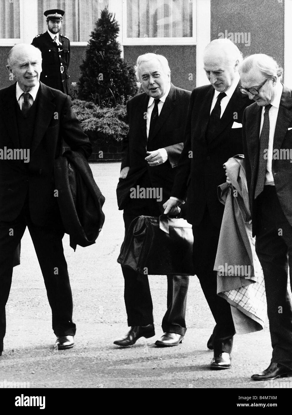 Sir Alec Douglas Home Harold Wilson Lord Peart and Lord Carrington 1978 ...