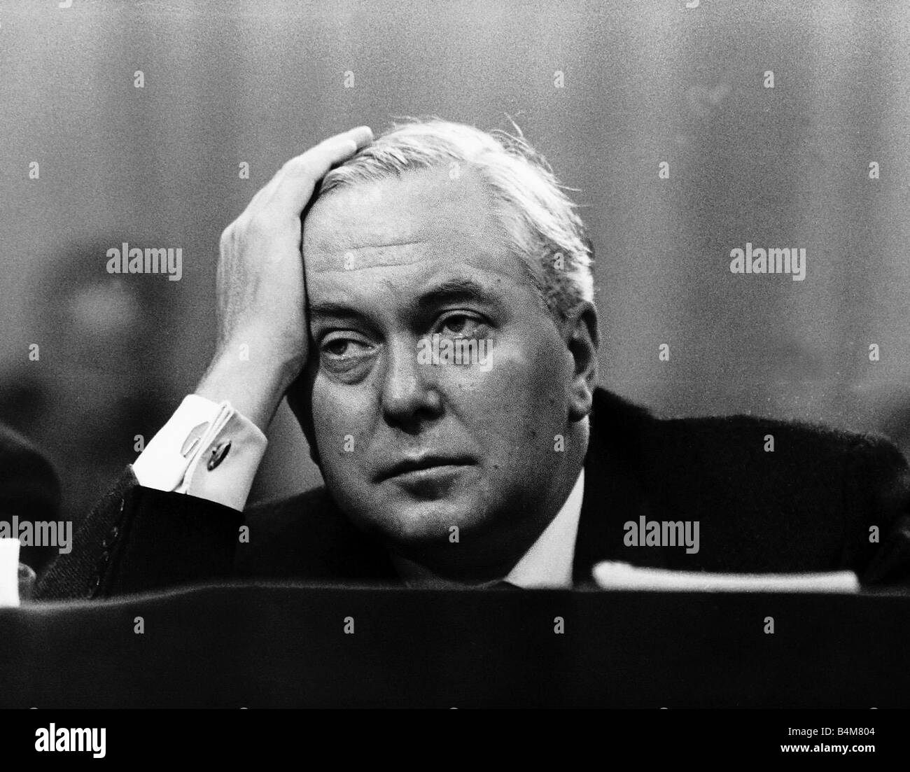 Harold Wilson MP at the Labour Party Conference in Scarborough 1963 ...