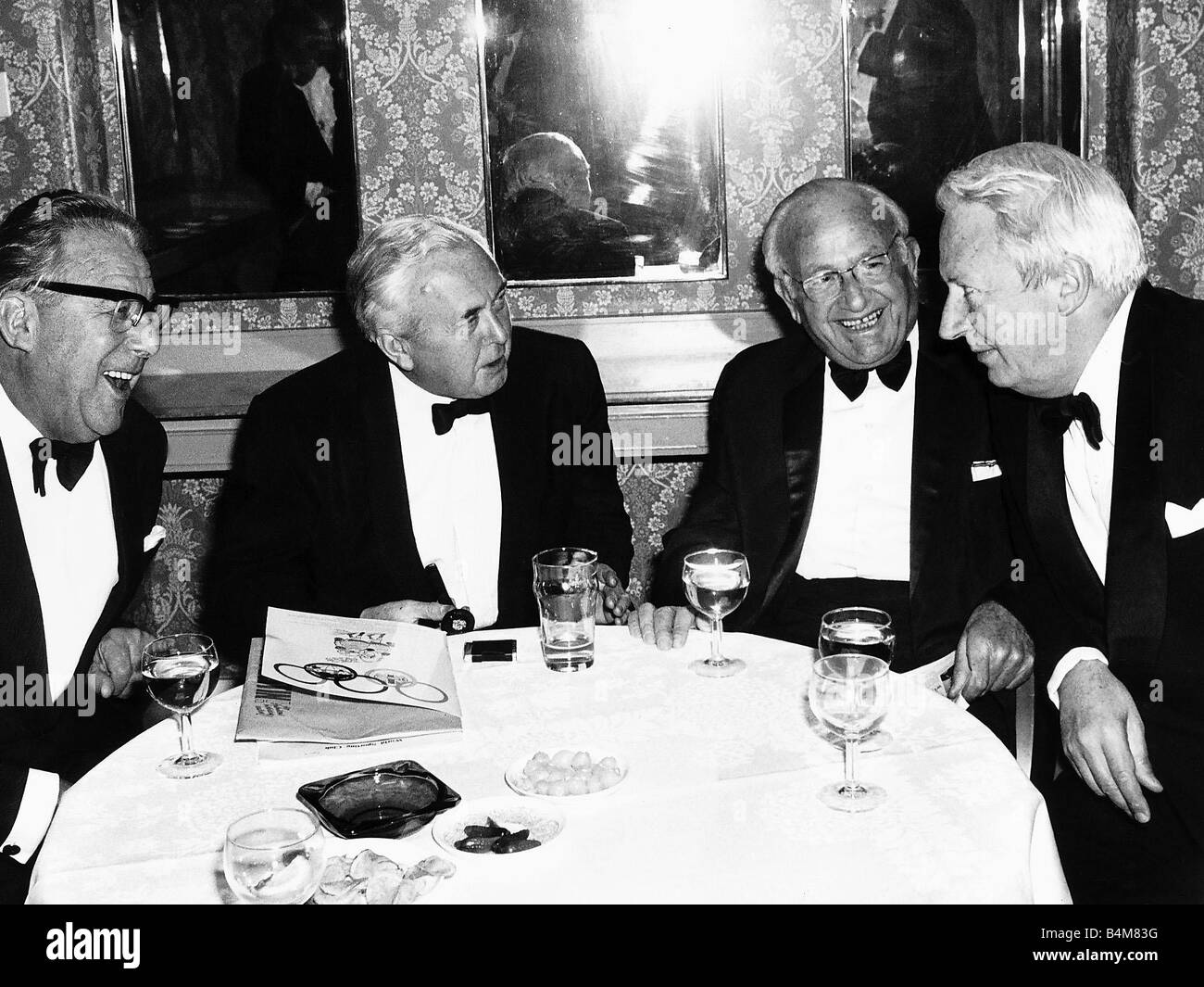 Statesman politics politician labour party 1980s dinner jacket bow tie ...