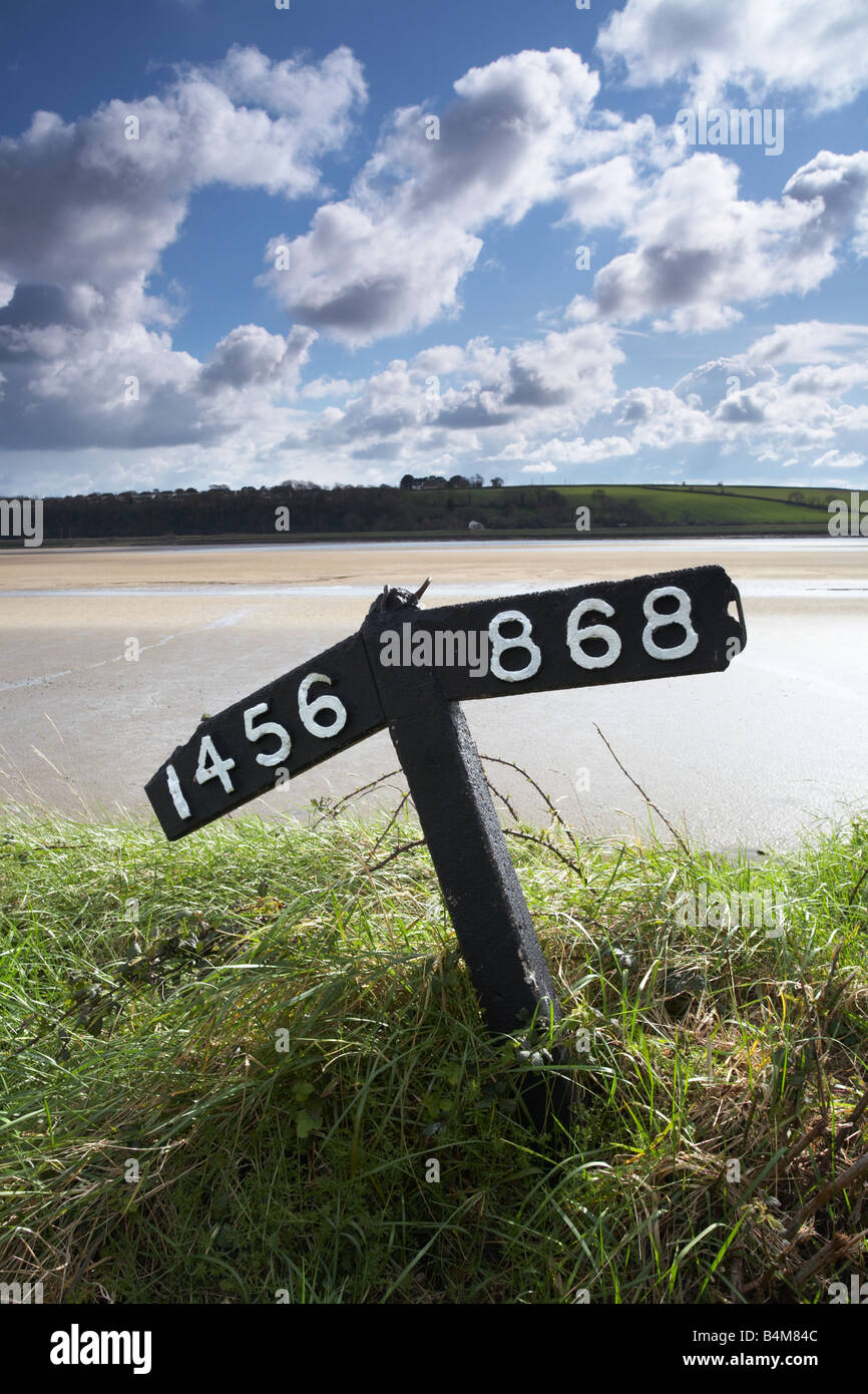 A sign along the 'Tarka Trail', Exminster, Devon, England, UK Stock ...