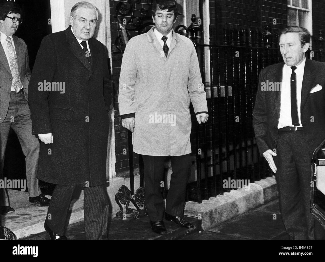 James Callaghan British Prime Minister leaving No 10 Downing Street ...