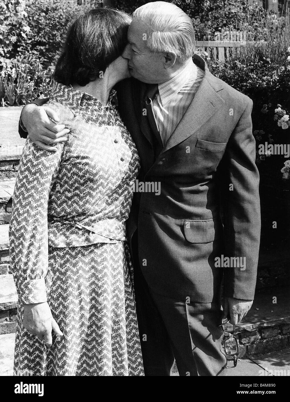 James Callaghan Labour Prime Minister celebrating his ruby wedding ...