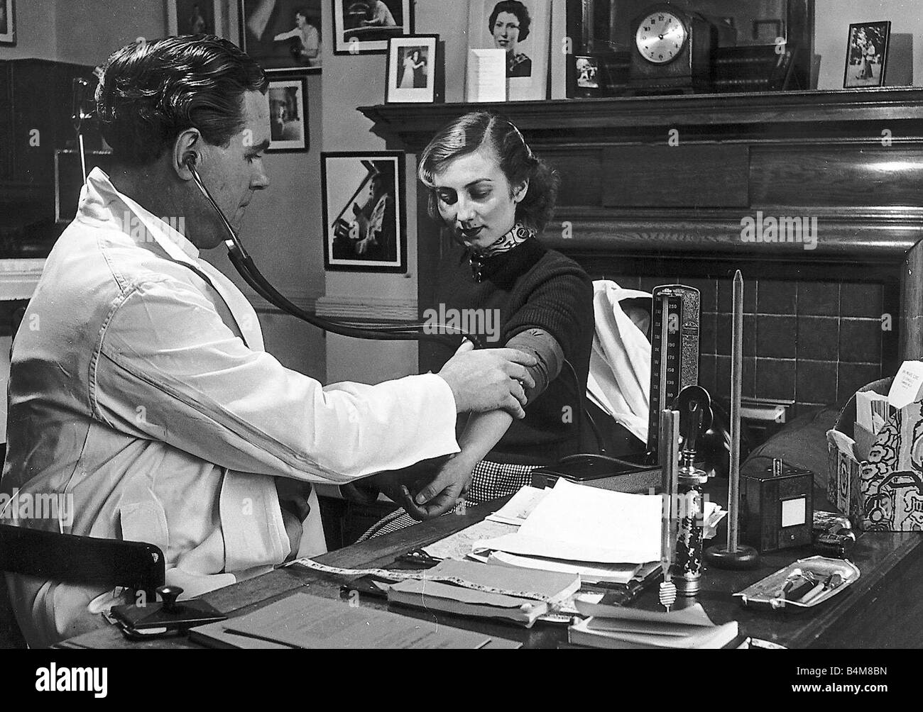 NHS Doctors Surgery Circa 1940 Stock Photo - Alamy