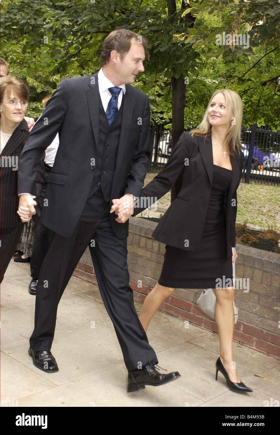 John Leslie TV Presenter July 2003 at Southwark Crown Court Stock Photo - Alamy