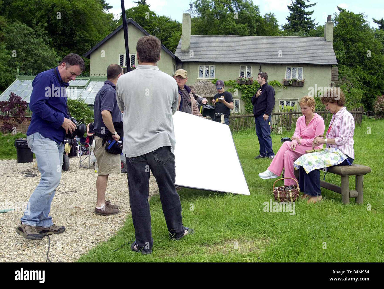 General scenes with cast and crew December 2003 Behind the scenes of ...