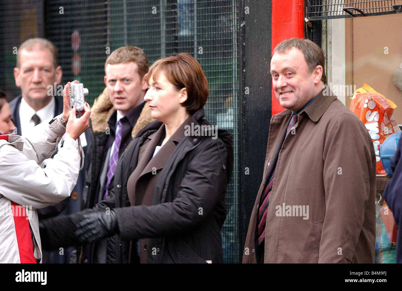 Taggart TV Programme filming January 2004 STV Film Taggart at Glasgow ...