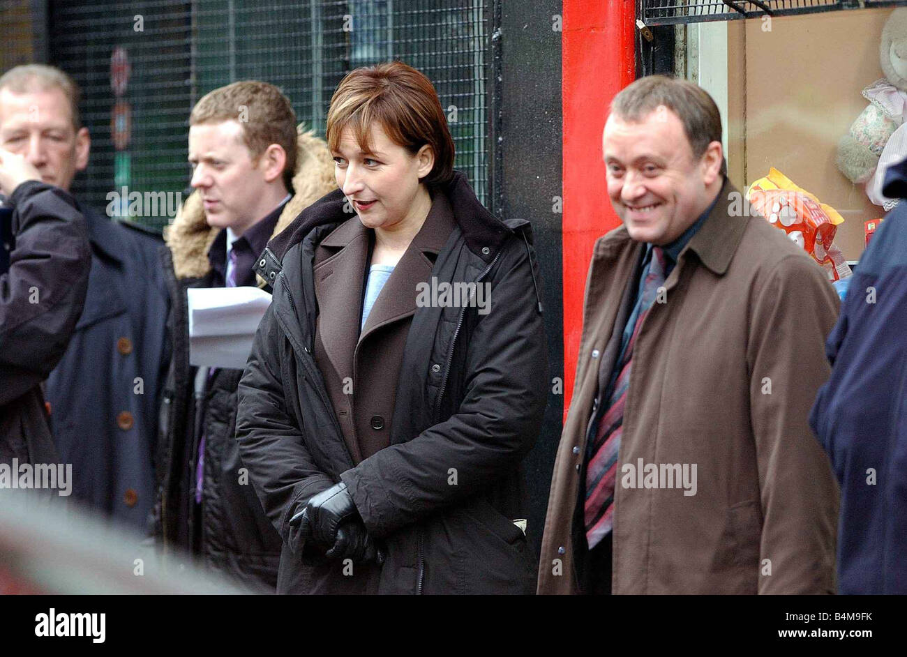 Taggart TV Programme filming January 2004 STV Film Taggart at Glasgow ...