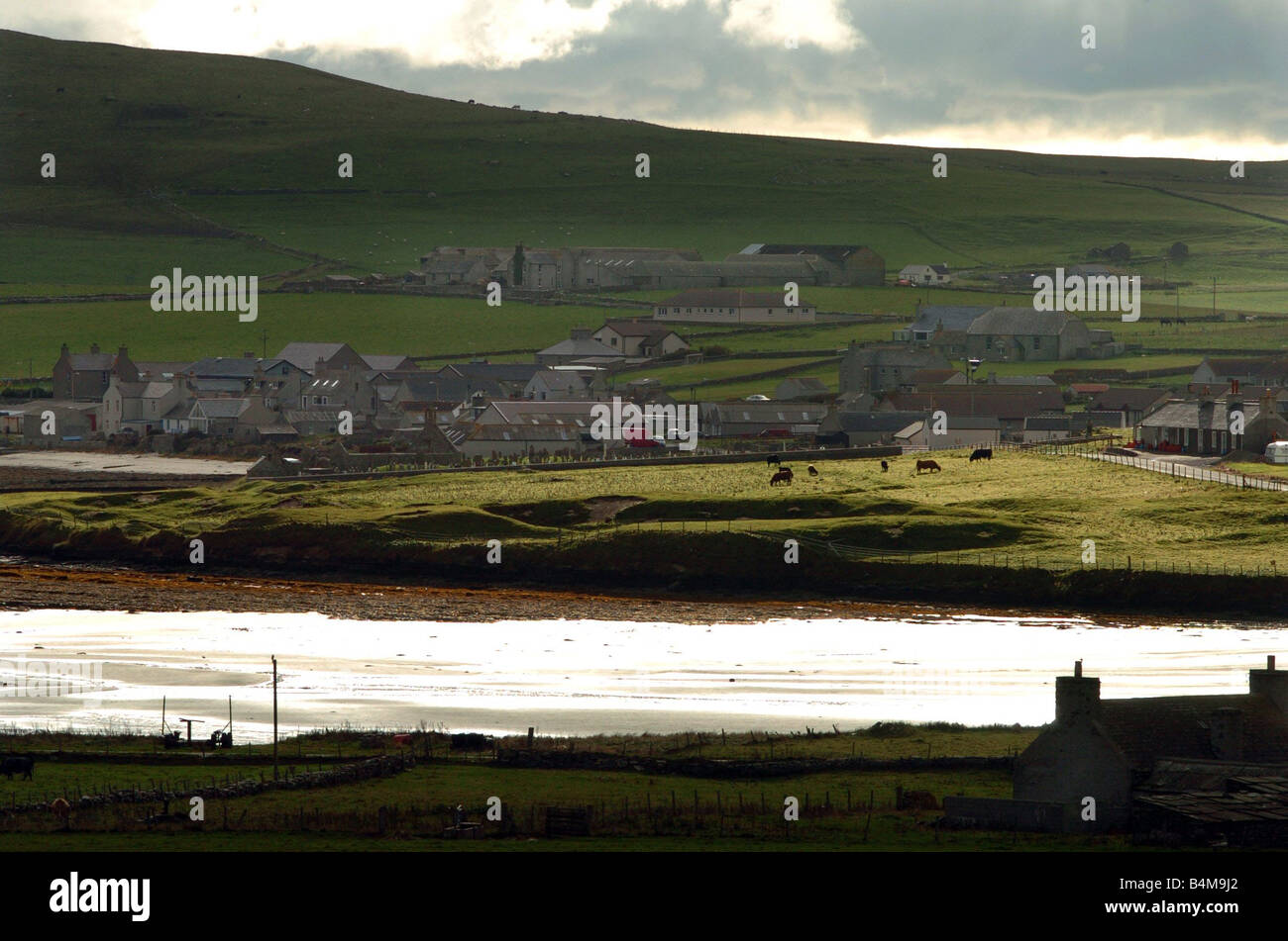 Pierowall Isle of Westray Scotland November 2004 pic of the town of ...