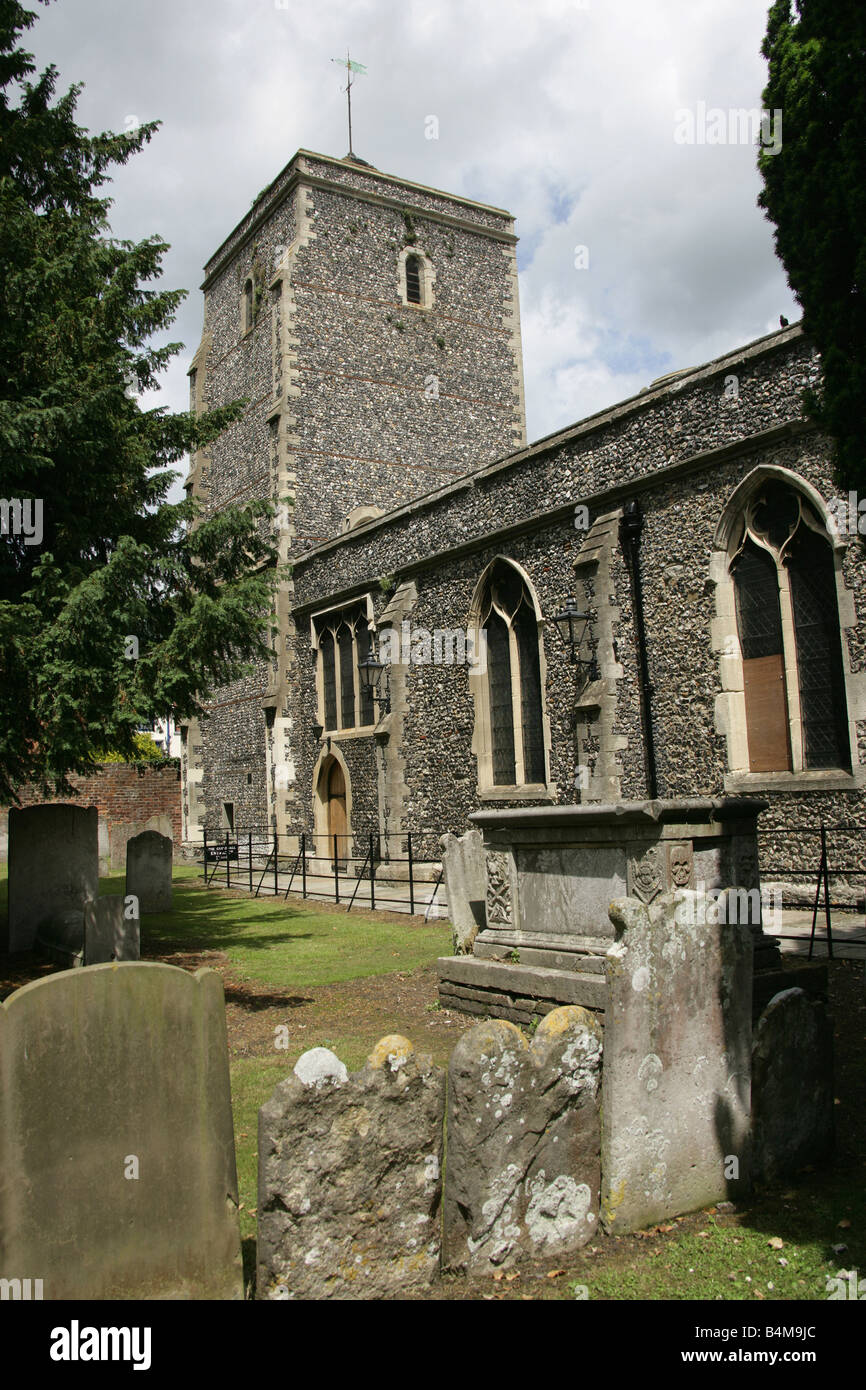 City of Canterbury, England. The deconsecrated former Holy Cross Church ...