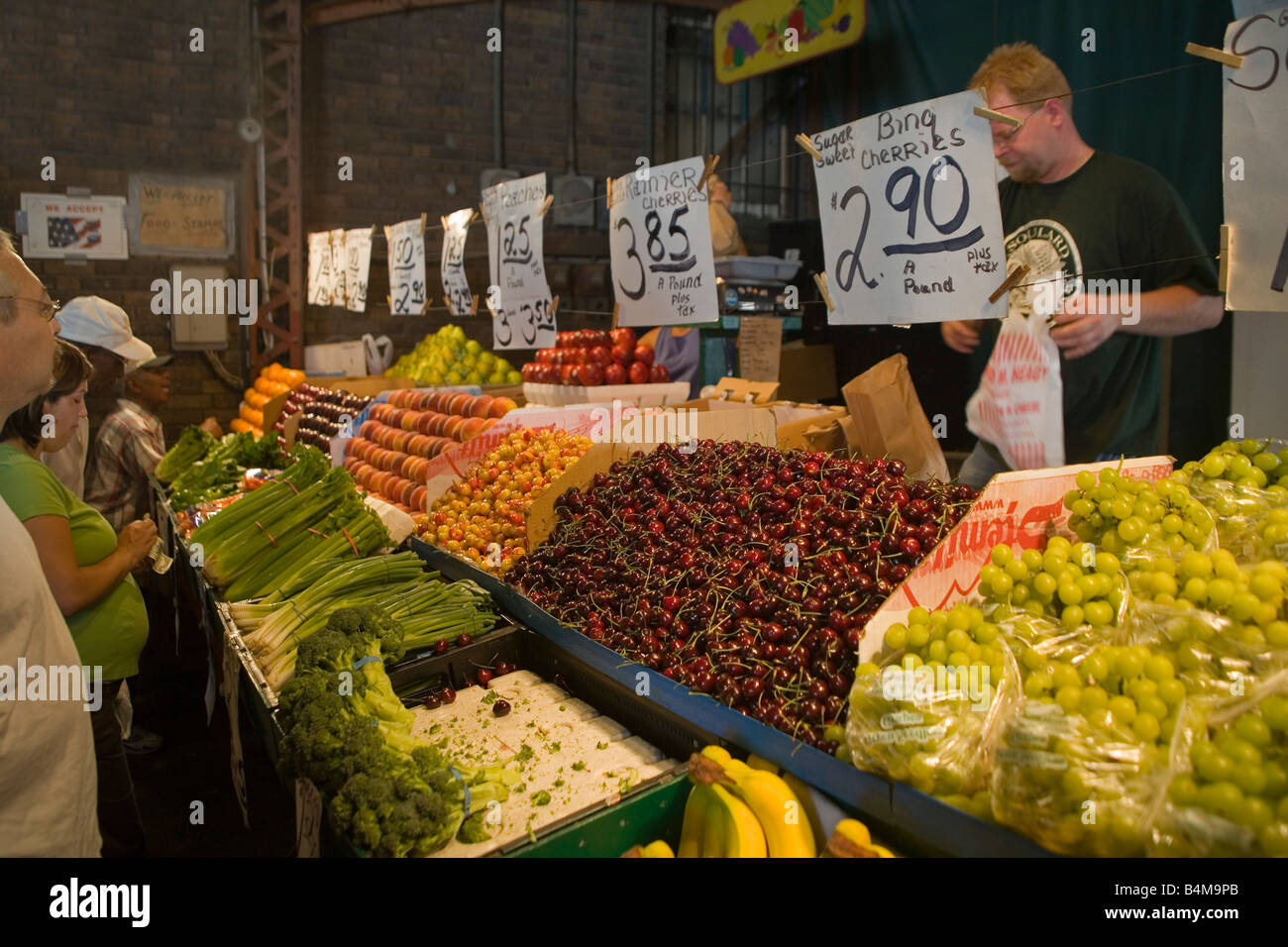 Soulard Farmer's Market in St. Louis, MO Stock Photo - Alamy