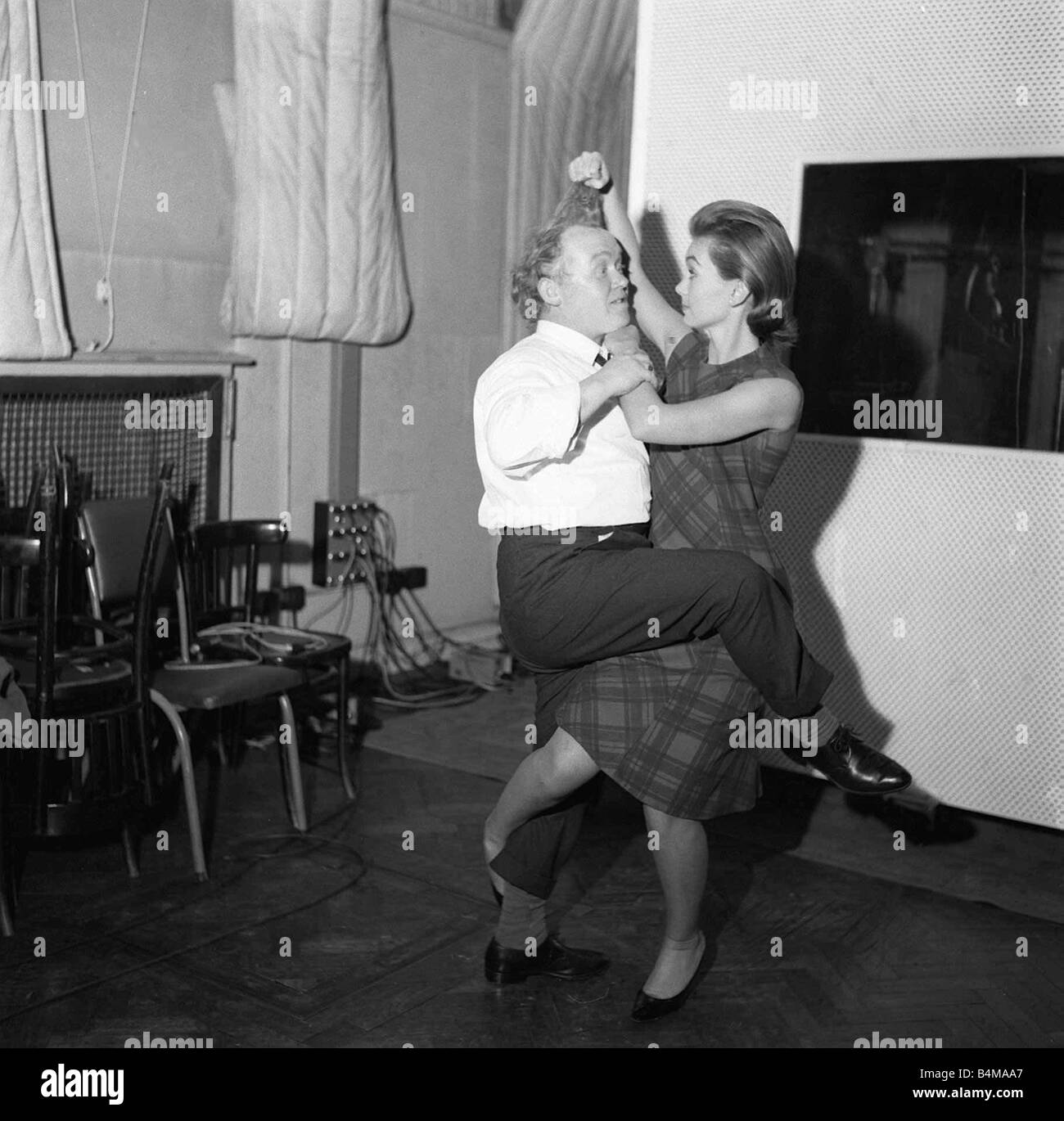Actor Charlie Drake and Actress Janette Scott January 1962 pictured ...