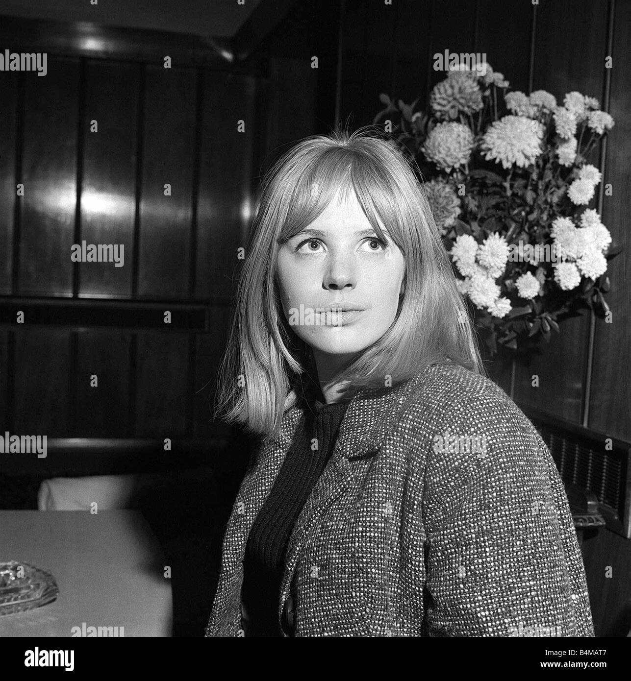 Marianne Faithfull singer and actress Dec 1964 Stock Photo - Alamy