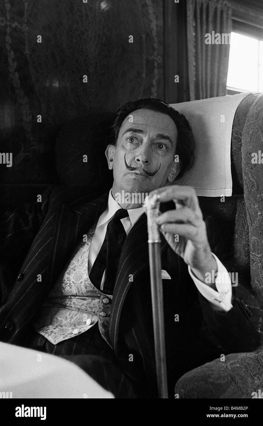 Salvador Dali Artist Painter 1959 Stock Photo - Alamy