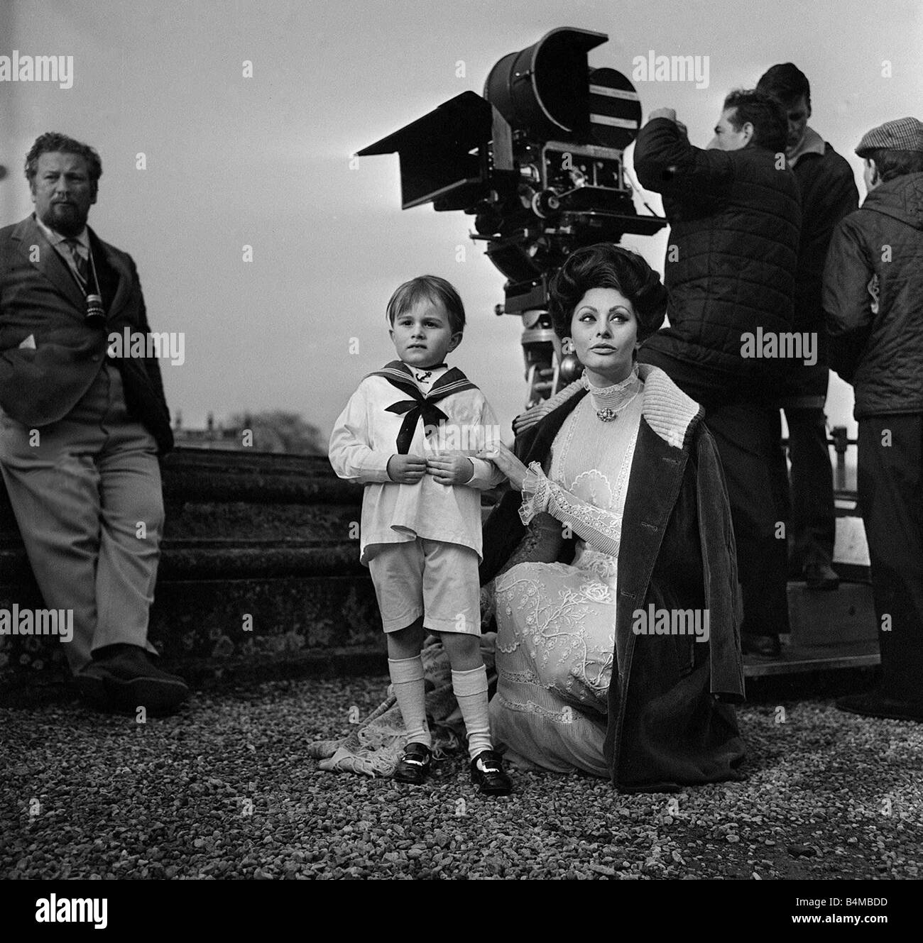 Sophia Loren March 1965 Actress in Lady L filmed at Castle Howard in ...