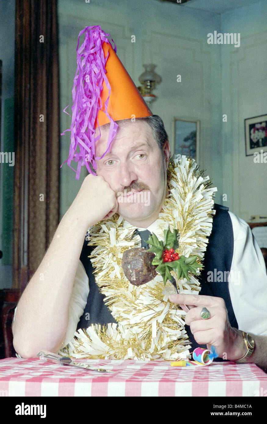 Rene Artois Gordon Kaye in the hit BBC Sit Com Allo Allo Christmas ...
