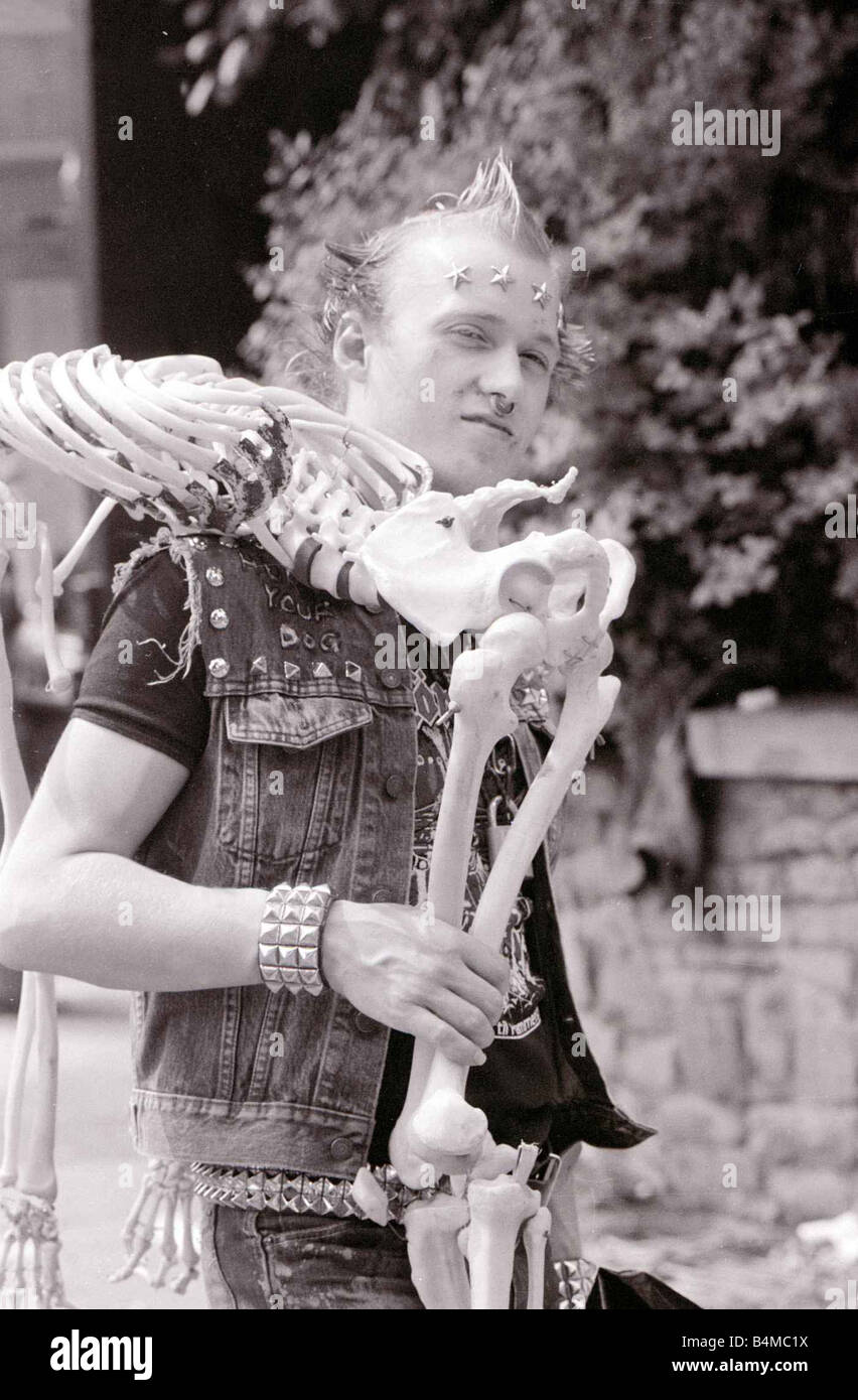 The Young Ones on location in Bristol April 1982 Ade Edmondson Skeleton ...