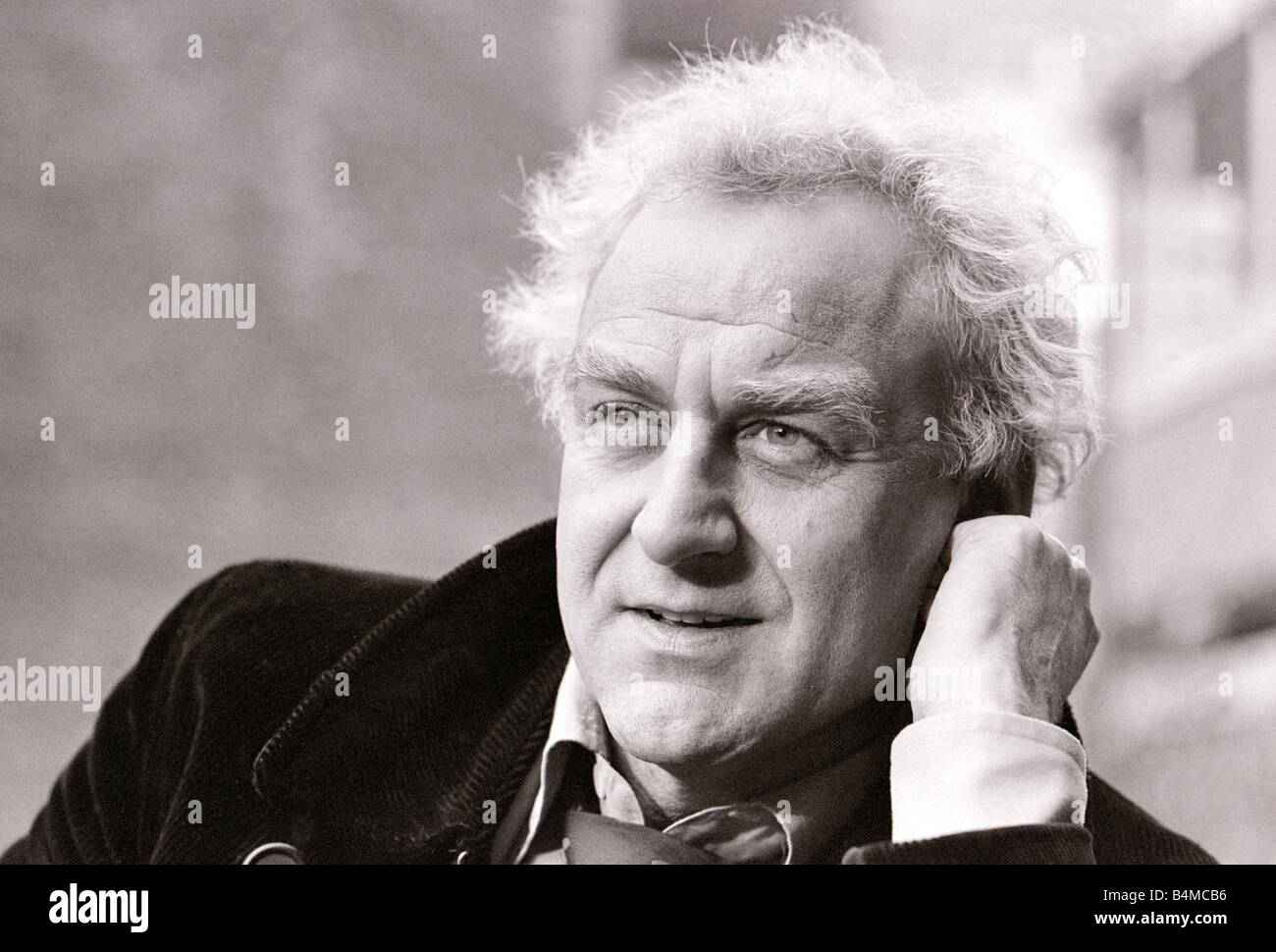 John Thaw actor November 1980 Head on hand Looking wistfully into space ...