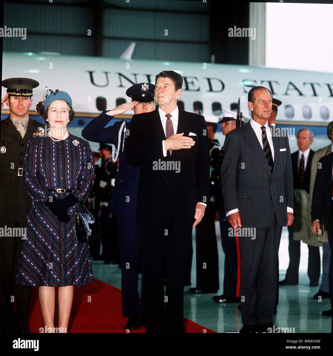 Queen And Prince Philip America High Resolution Stock Photography and ...