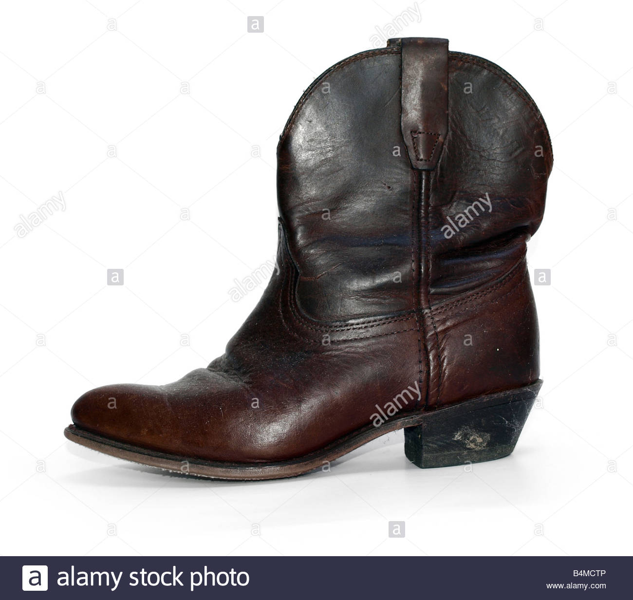 Leather Cowboy Boots Stock Photos & Leather Cowboy Boots Stock Images ...