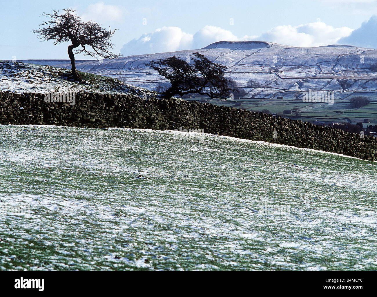 Yorkshire Dales in Winter Stock Photo - Alamy