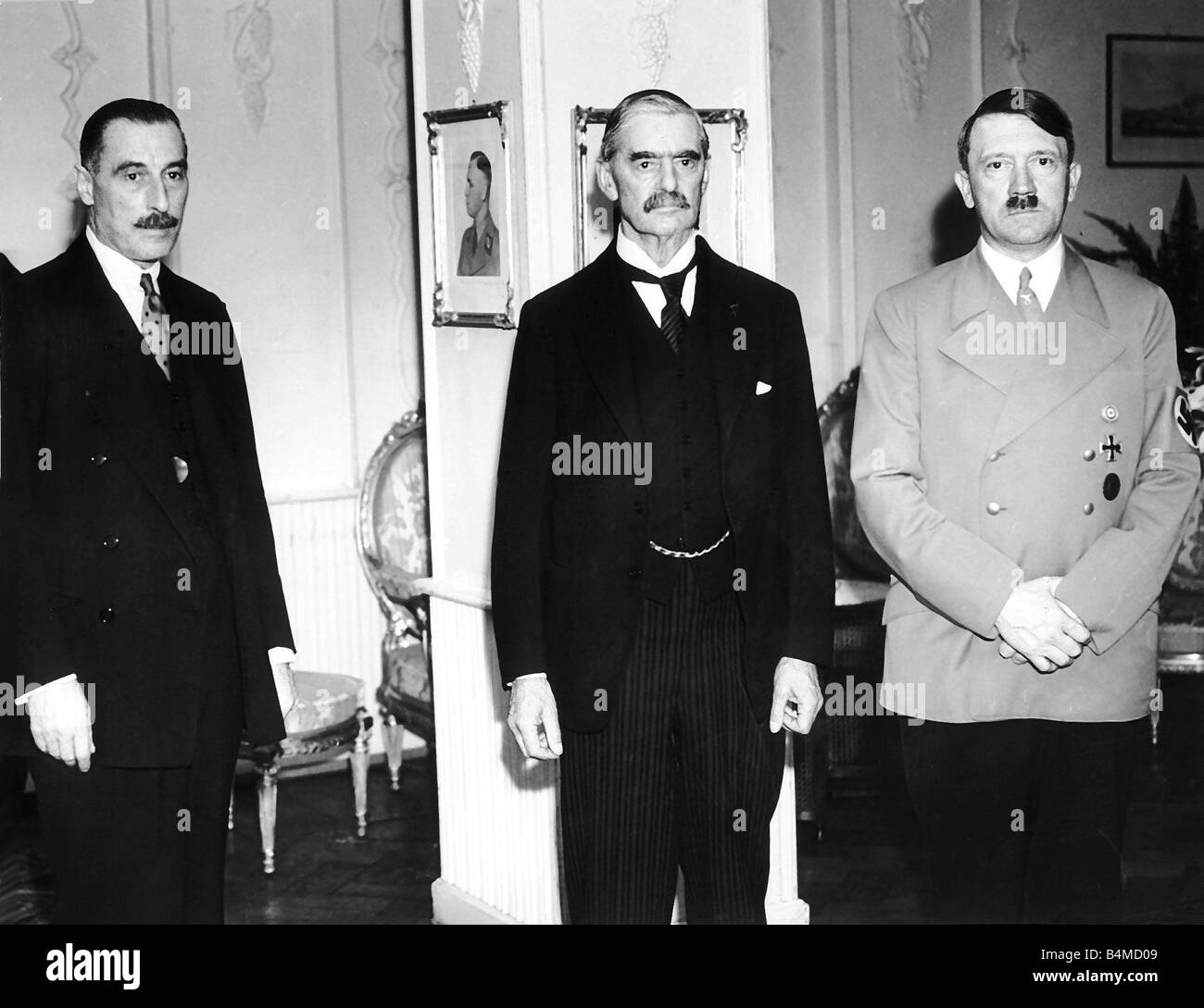 Germany Berlin September 1938 Neville Chamberlain Visits Adolf Hitler ...