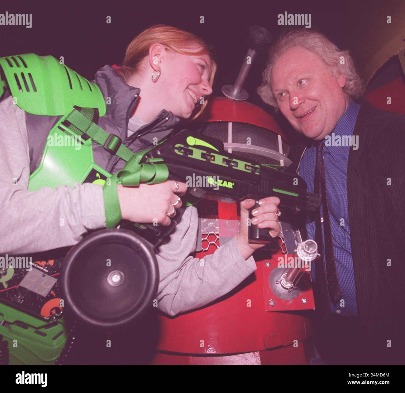 The opening of Cyberzone At Yorkgate In Belfast March 1999 Former Dr ...