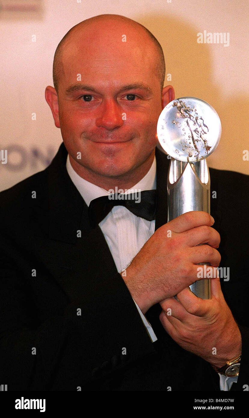 Ross Kemp actor at the British Soap Awards May 1999 pictured holding ...