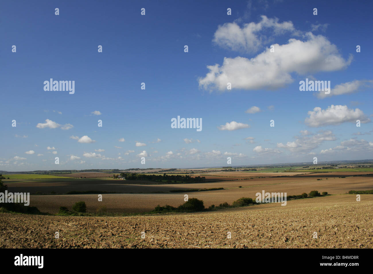 Cambridgeshire from the Harcamlow Way above Heydon village Stock Photo ...