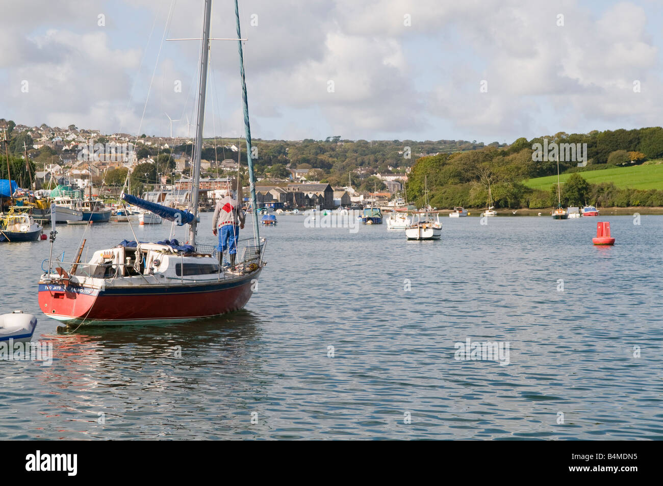 The River Fal, Falmouth Stock Photo - Alamy