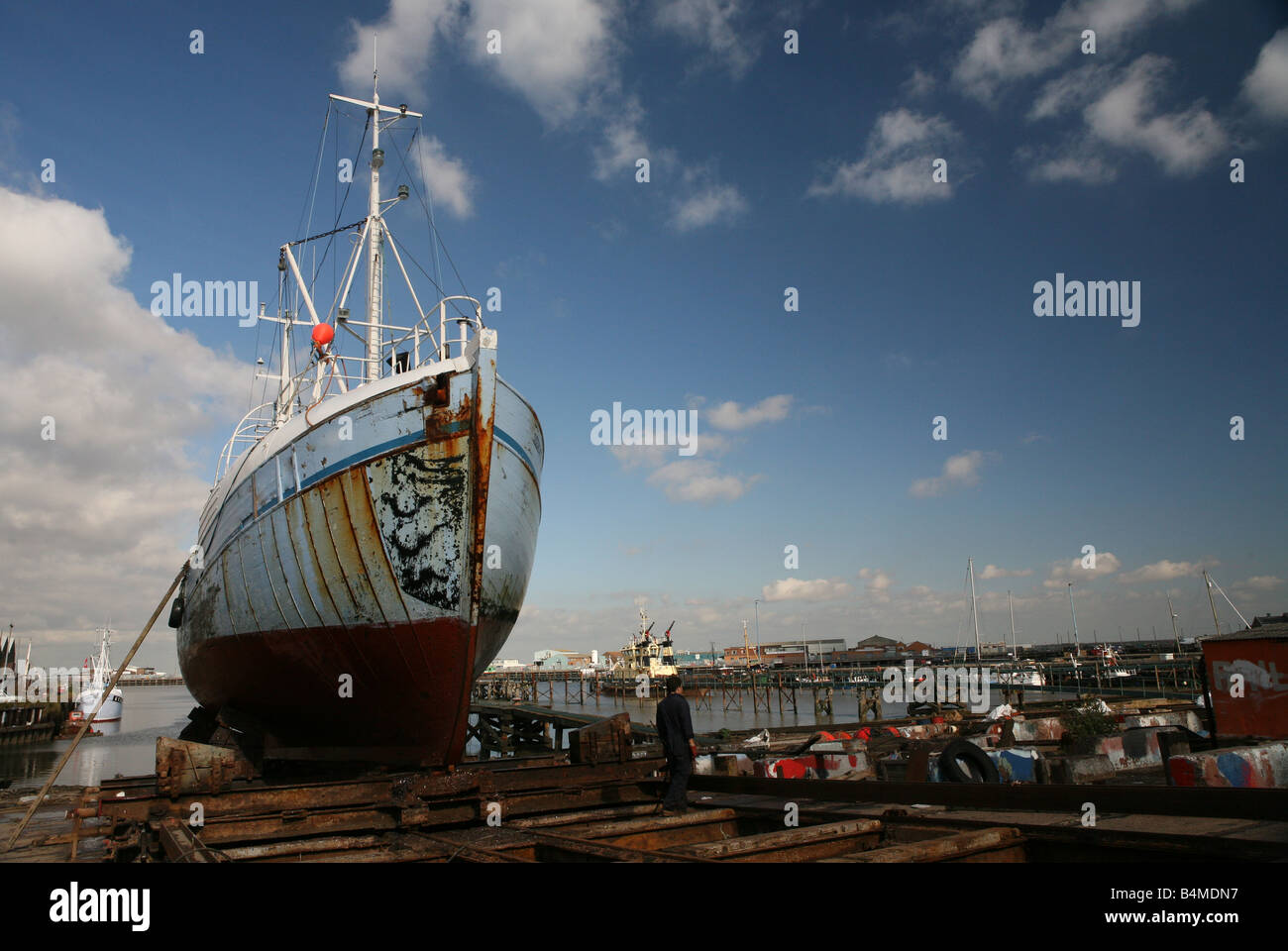 Grimsby trawler hi-res stock photography and images - Alamy
