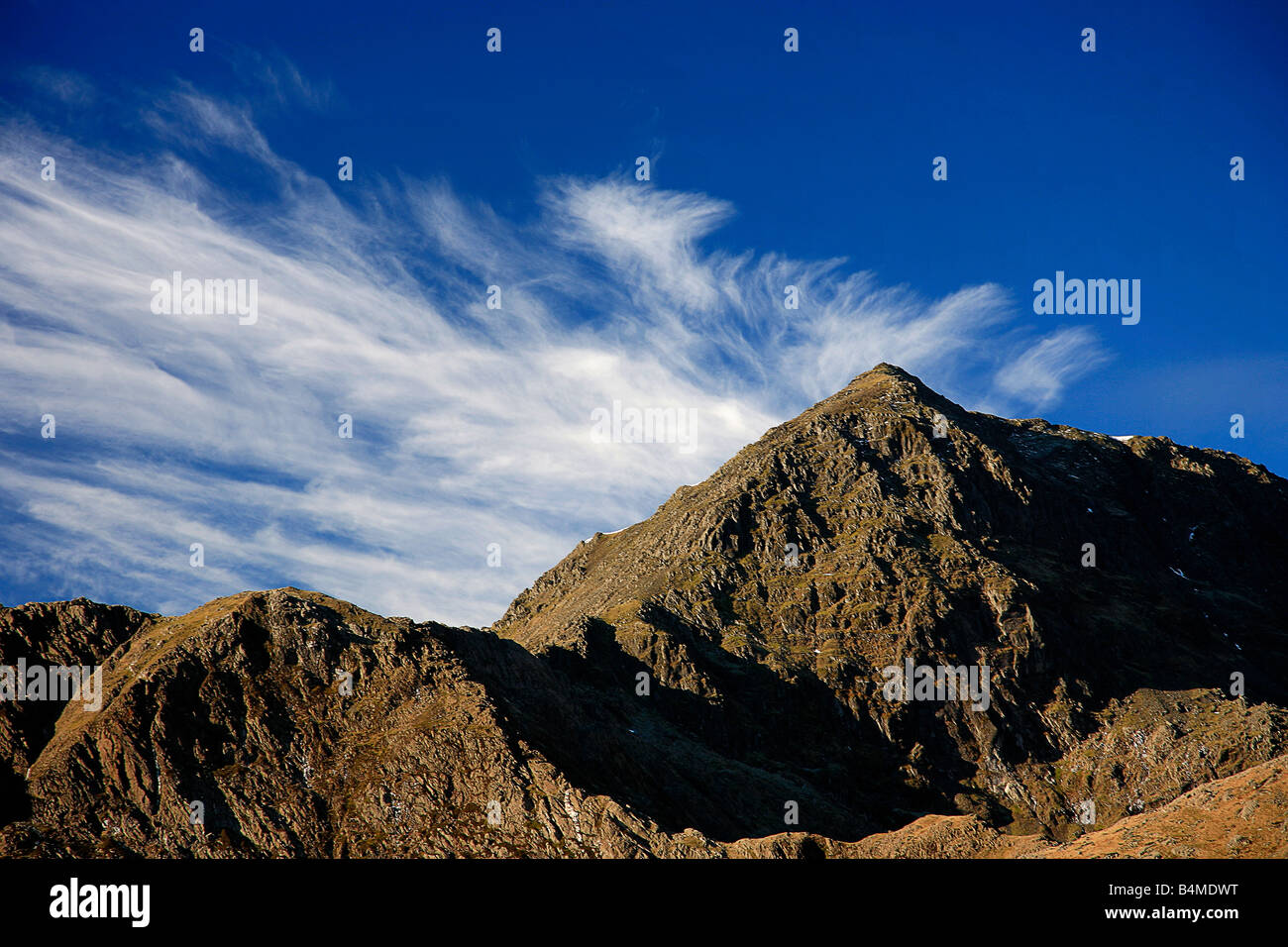 Mount Snowdon Summit Snowdonia National Park Gwynedd North Wales ...