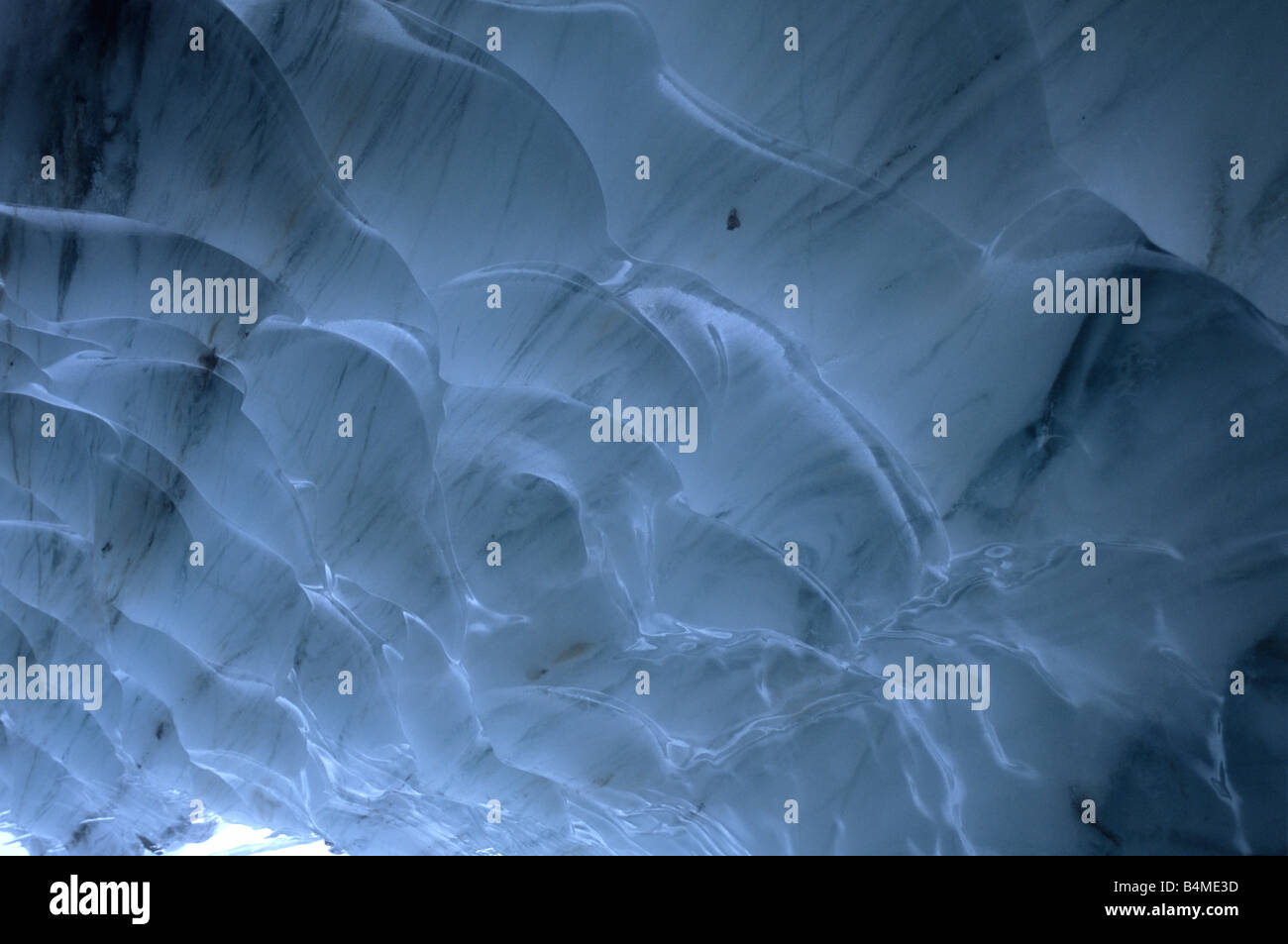 Ice cave walls Stock Photo - Alamy