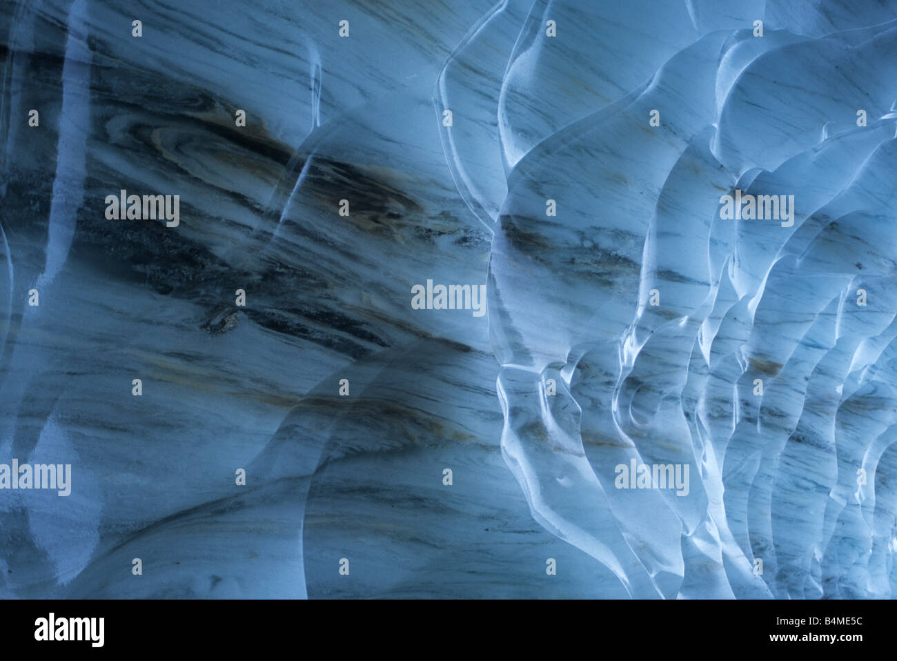 Ice cave walls Stock Photo - Alamy