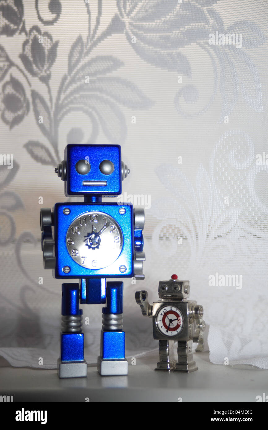 Time robot hi-res stock photography and images - Alamy