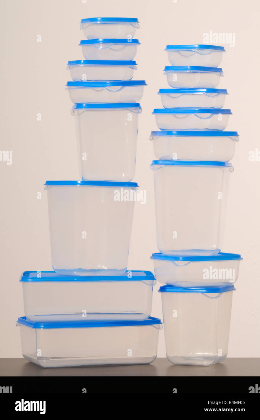 plastics storages containers Stock Photo - Alamy