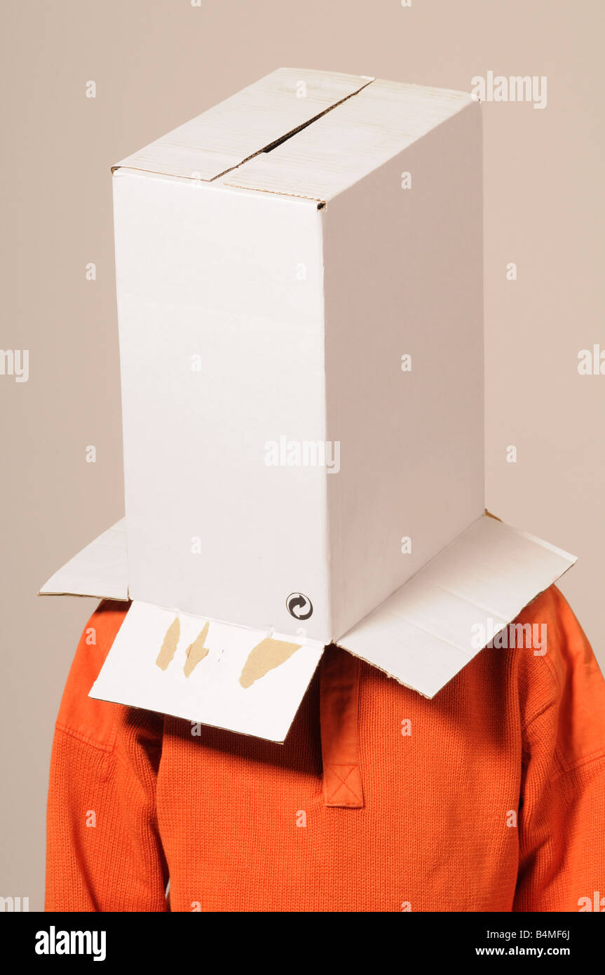 child in a cardboard box Stock Photo - Alamy