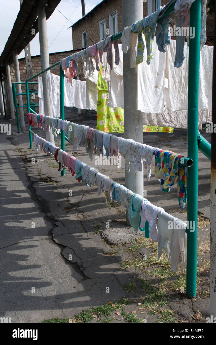 Laundry rail hi-res stock photography and images - Alamy