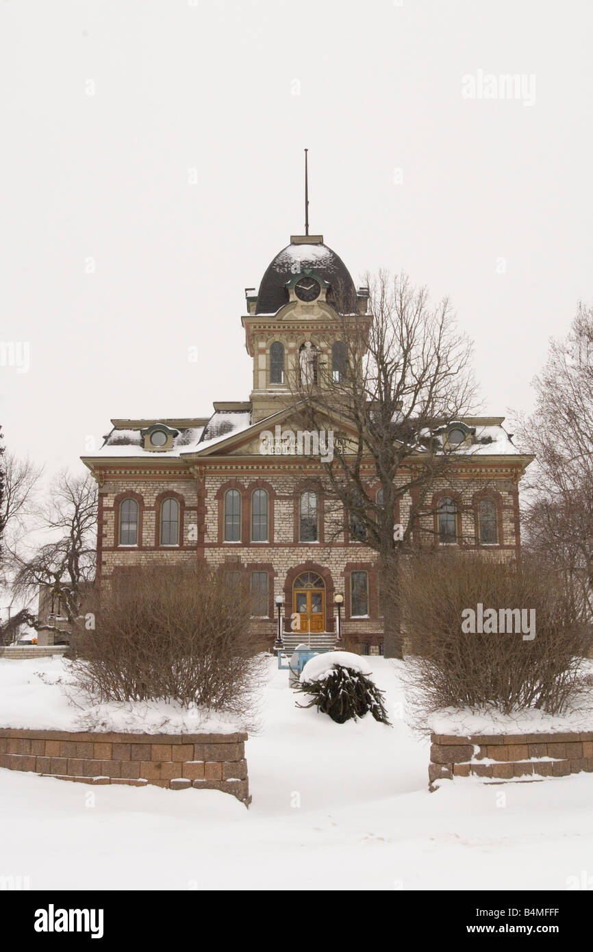 Scenes from around Sault Ste Marie Michigan in winter Stock Photo - Alamy