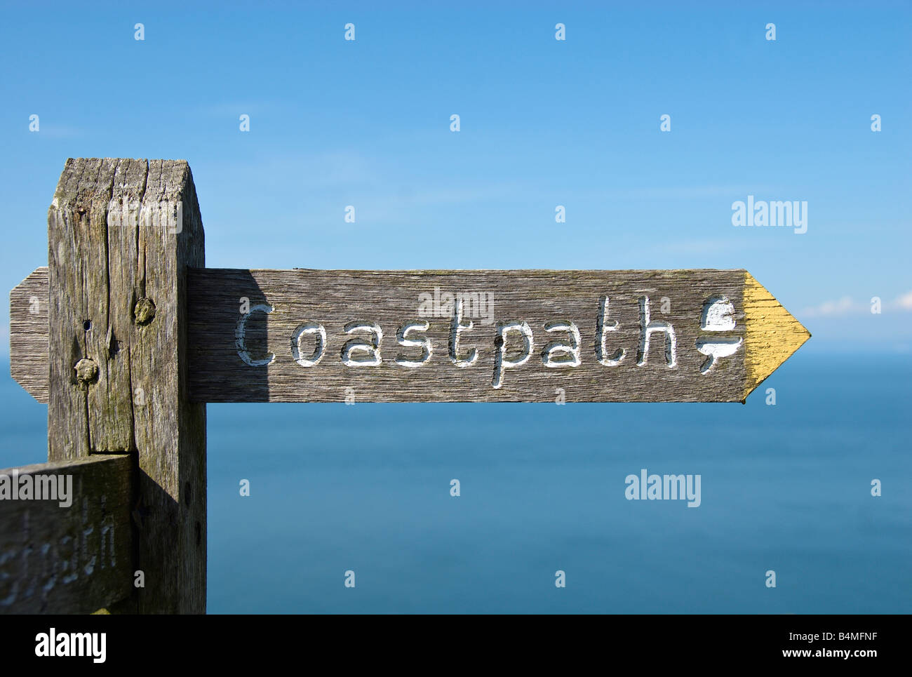 Coastal path symbol hi-res stock photography and images - Alamy