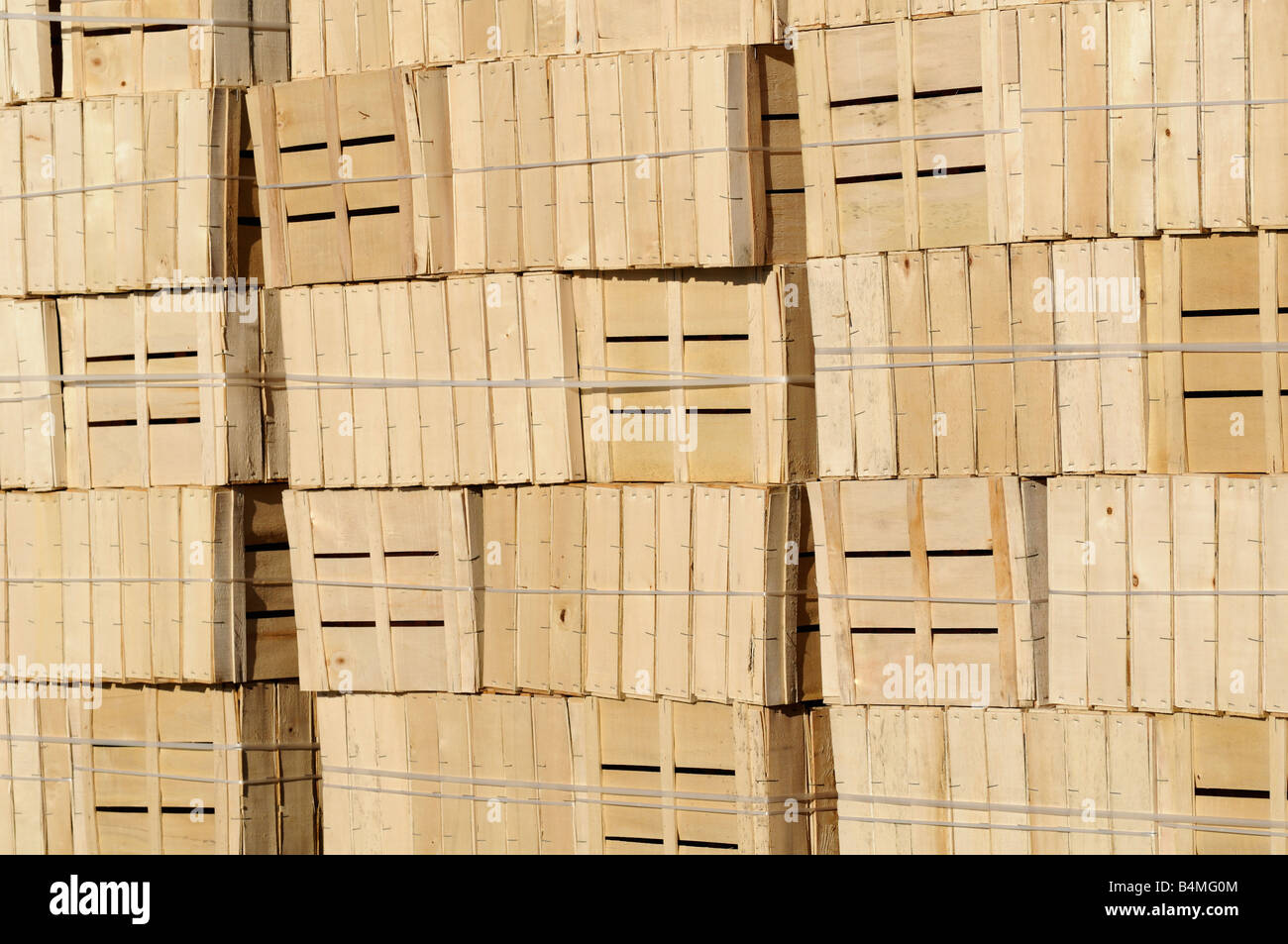 Stack of wooden crates hi-res stock photography and images - Alamy