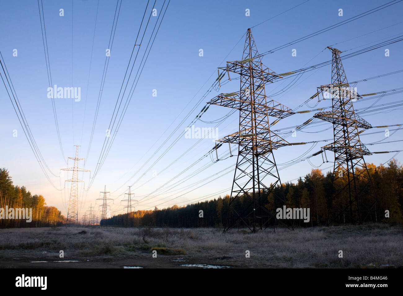 High voltage pylon insulators hi-res stock photography and images - Alamy