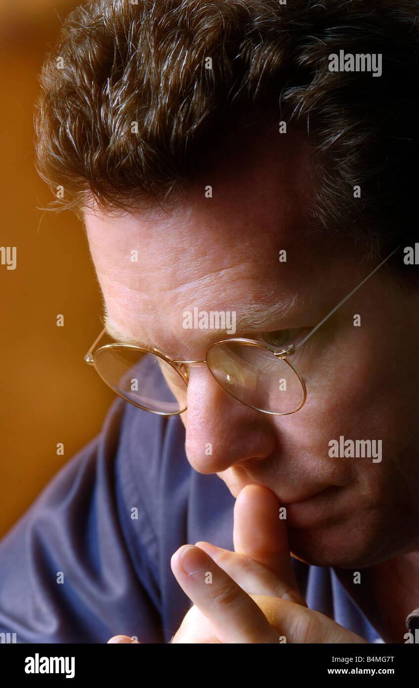 Pensive man making decision hi-res stock photography and images - Alamy