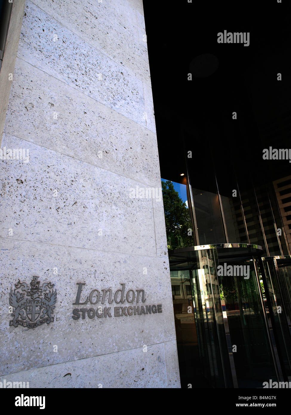 The London Stock Exchange Paternoster Square London England Stock Photo ...