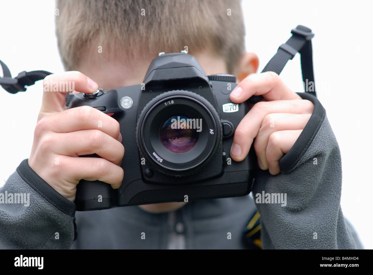child taking a photograph Stock Photo - Alamy