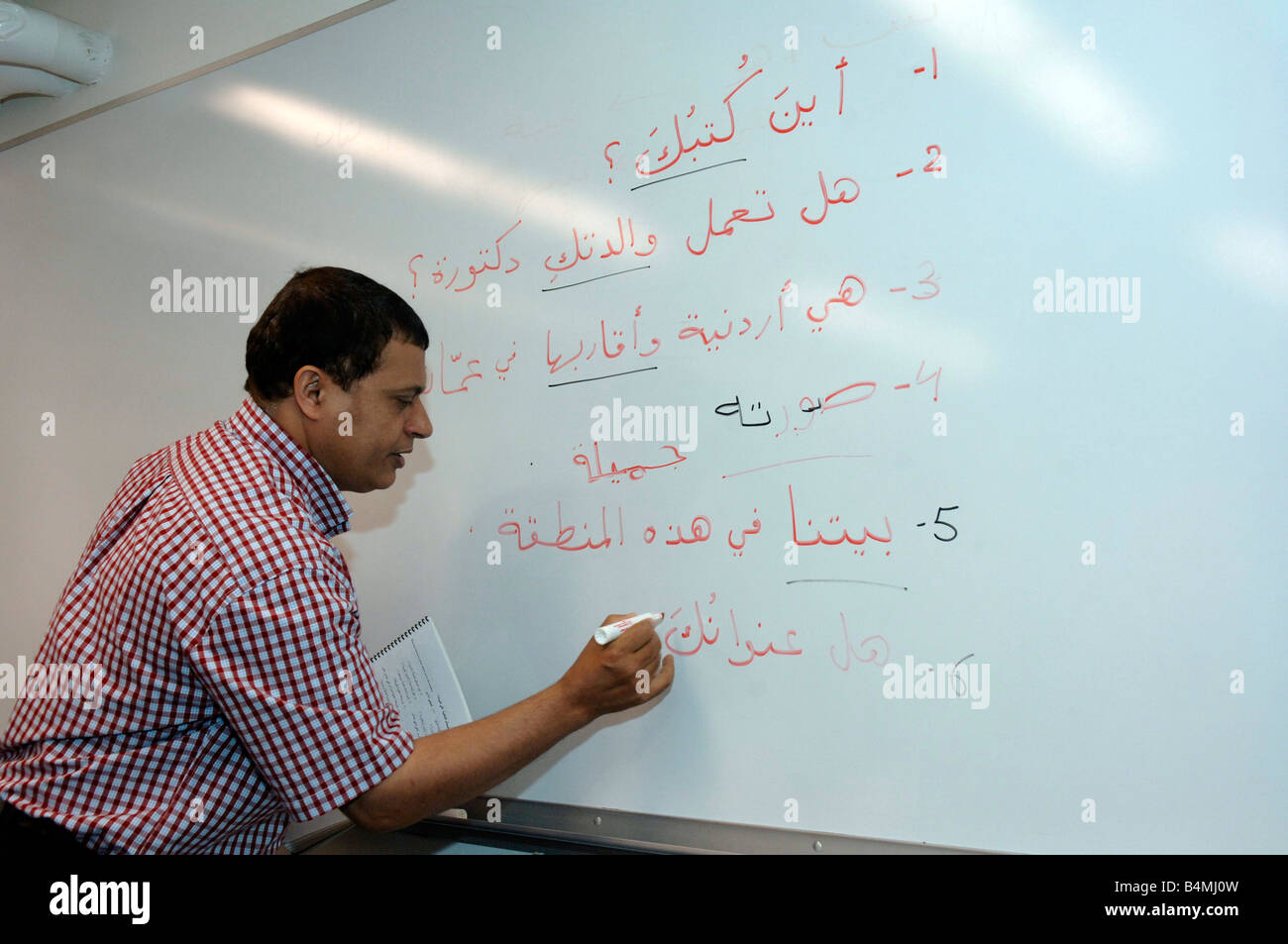 Teacher in beginning intensive arabic class Yale University summer ...